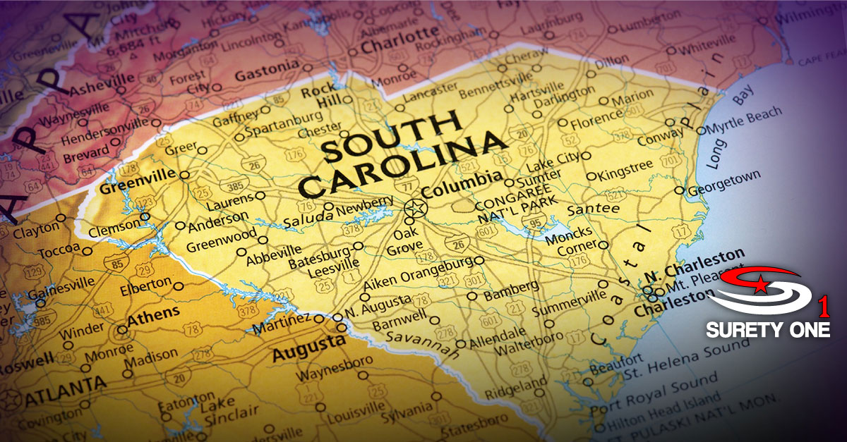 South Carolina Right of Way Performance Bond • Surety One, Inc.